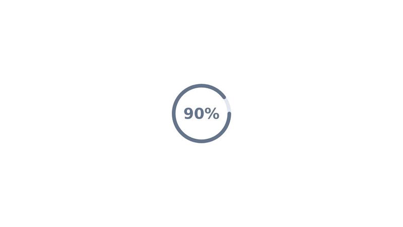 Pure CSS Circular Progress Bar with Tailwind CSS