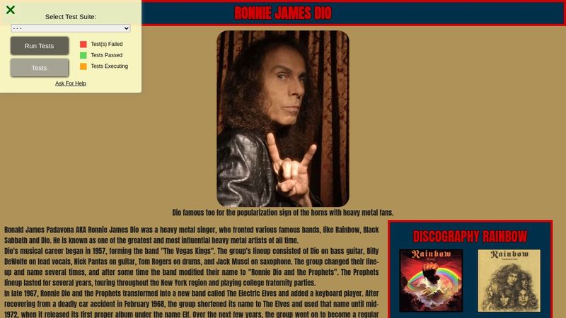 Build a Tribute Page - FreeCodeCamp - Responsive Web Design Projects