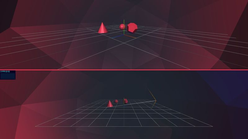 THREEJS OrbitControls / update PerspectiveCamera