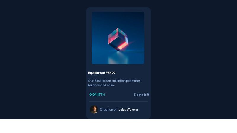 Nft Preview Card Component