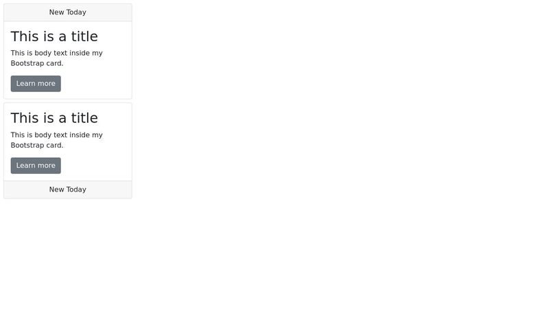 bootstrap-card-header-and-footer