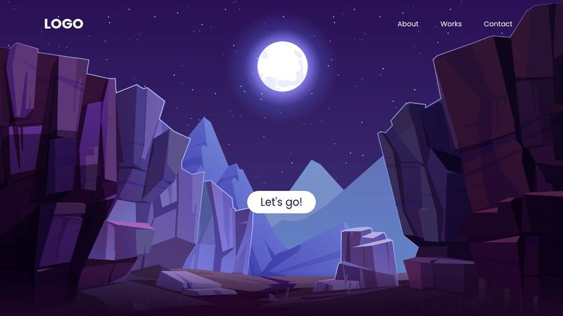 🌕 Moonlight Parallax