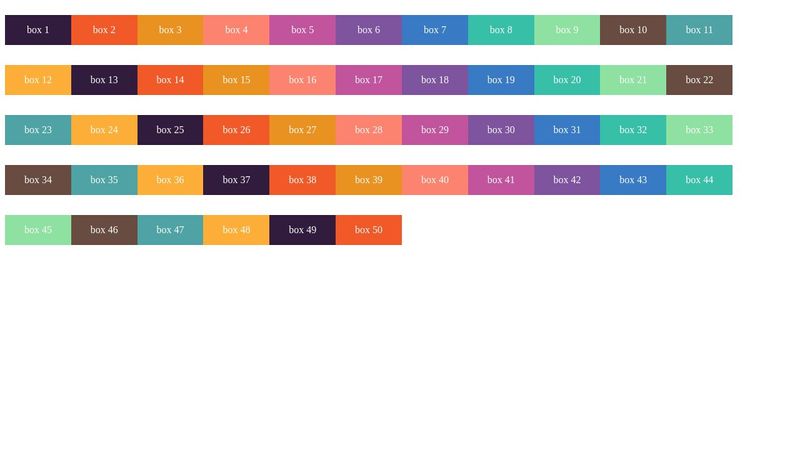 Color Loop Using Css