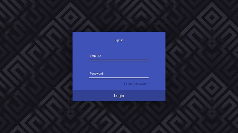 Material design form