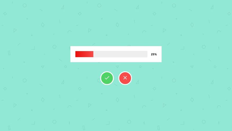 Pure CSS color-changing progress bar