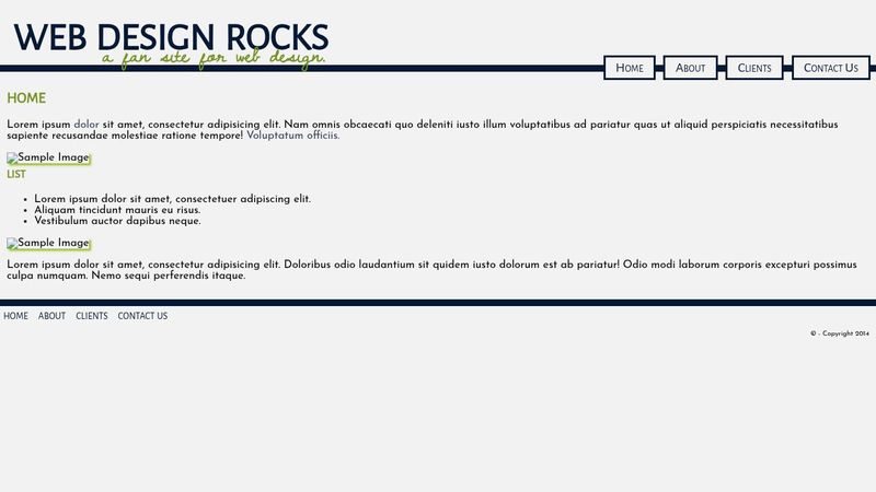 CSS Practice - Layout