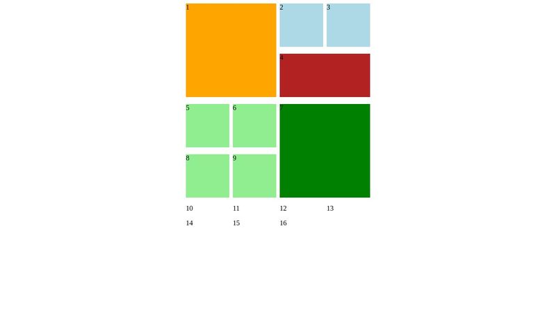 CSS Grid system