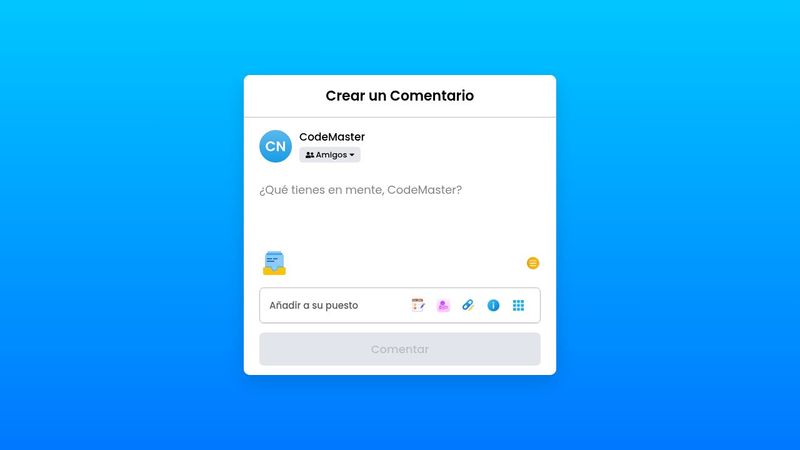 Facebook Post Box Clone In Html Css And Javascript 3297