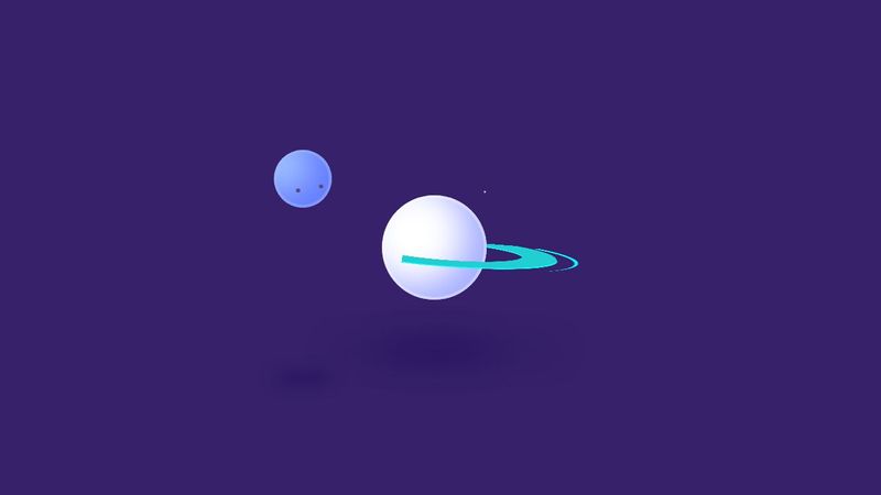 Pure CSS Saturn Hula Hooping