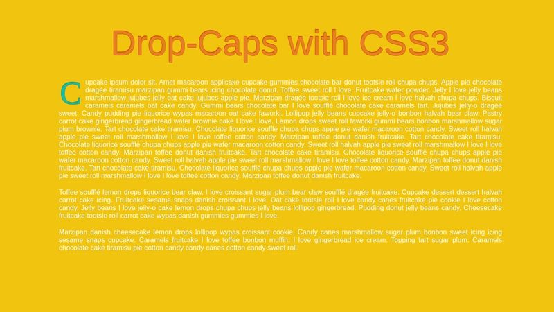 Drop-Cap