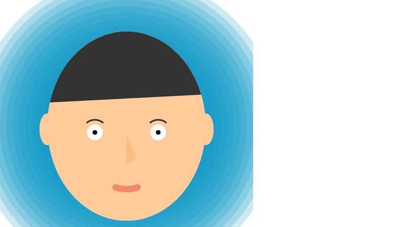 Self portrait using p5.js