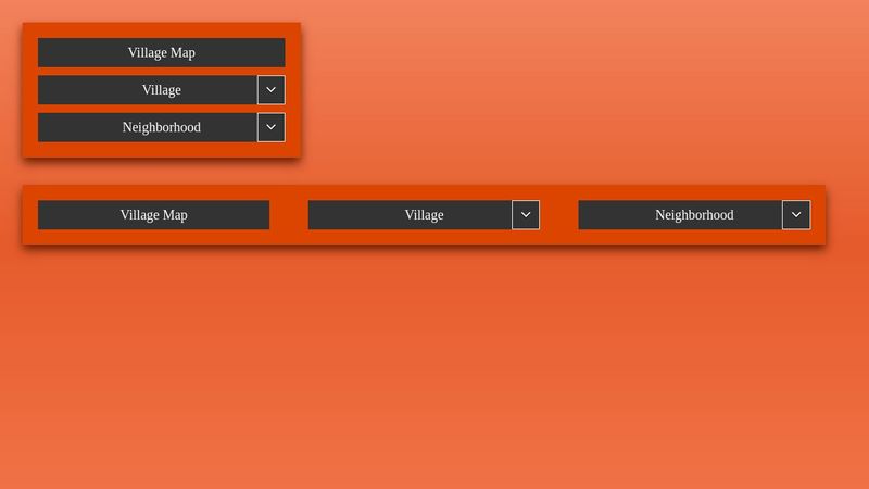 Simple flat sidebar Drop-down menu