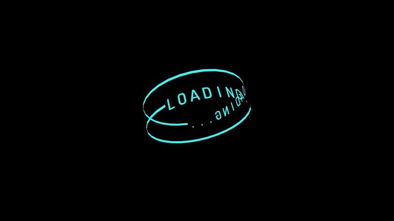 Text Ring Loading Animation