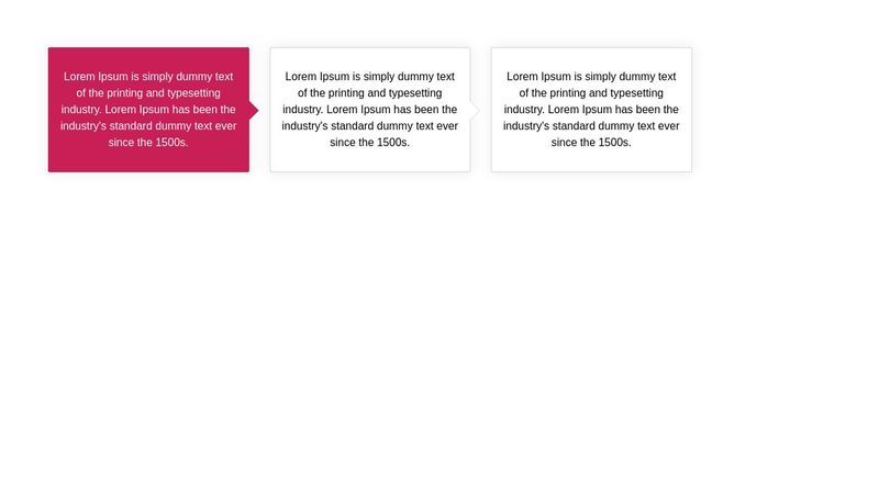 Process Steps using HTML CSS