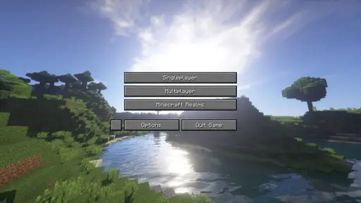 Minecraft Style Menu & Buttons