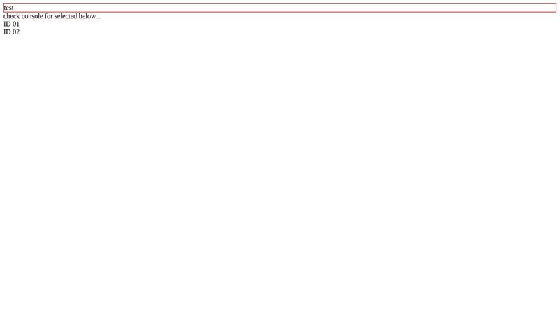 Select By Data attribute Test select-by-data-attribute-test