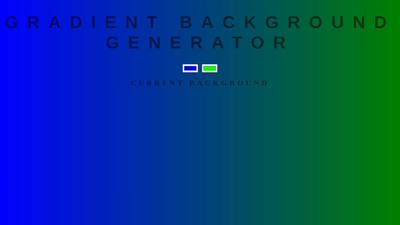 Gradient Background Generator!