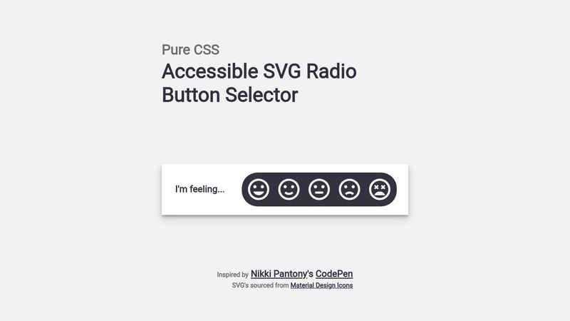 Accessible Custom UI Radio Button Selector