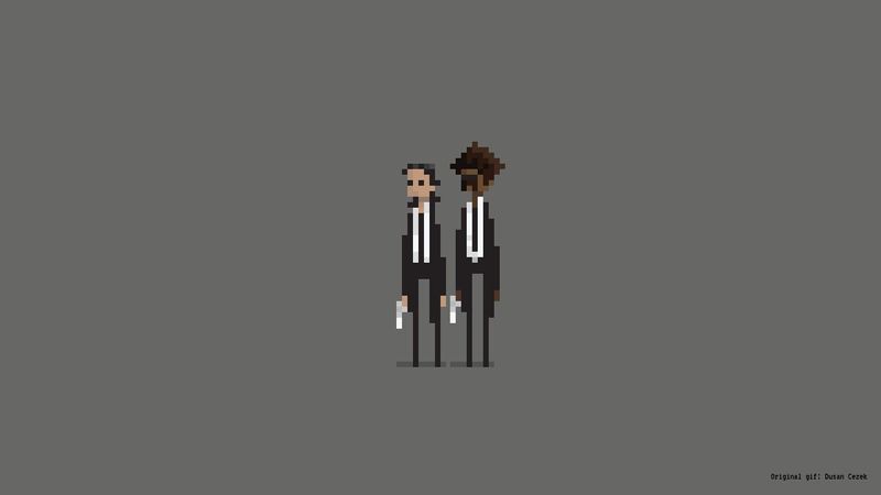 Pulp Fiction CSS Pixel Art