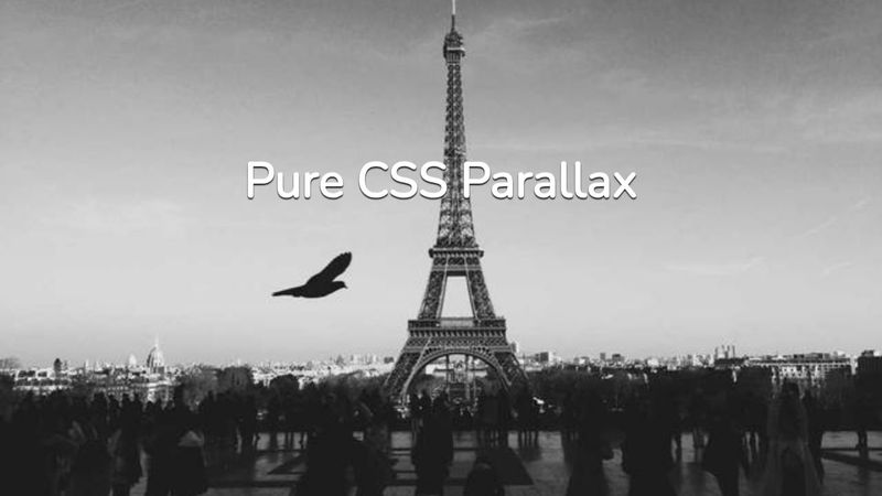 Pure CSS Parallax Scrolling