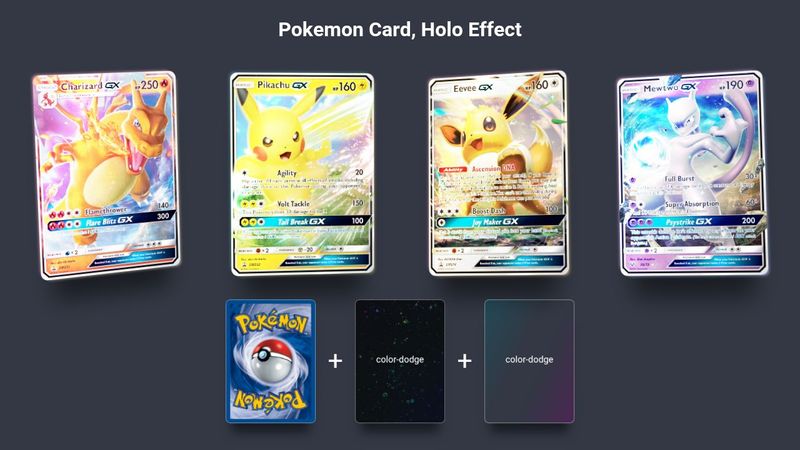Pokemon Card Holo Effect