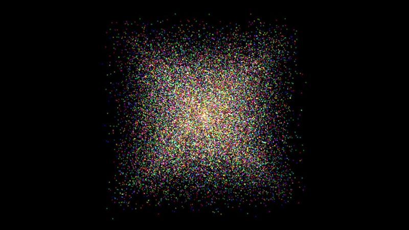 THREE.js GLSL particle example