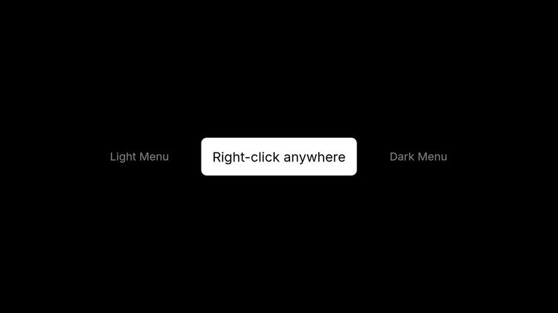 Custom Right-Click (Context) Menu