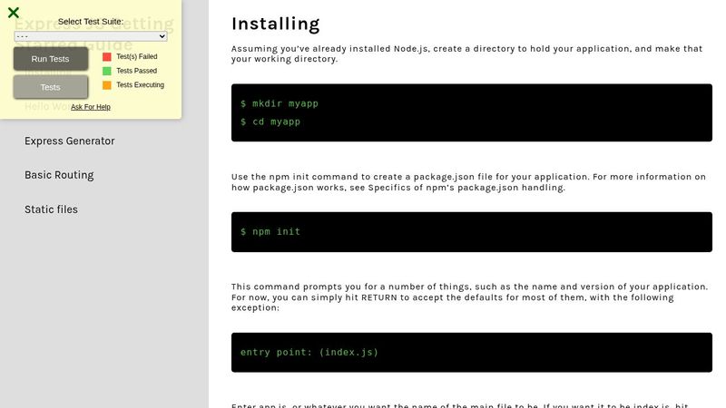 freeCodeCamp Your Technical Documentation Page
