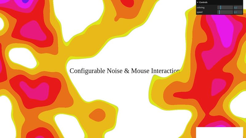 Noise Sketch #3: Interactive and Configurable (Three.js)