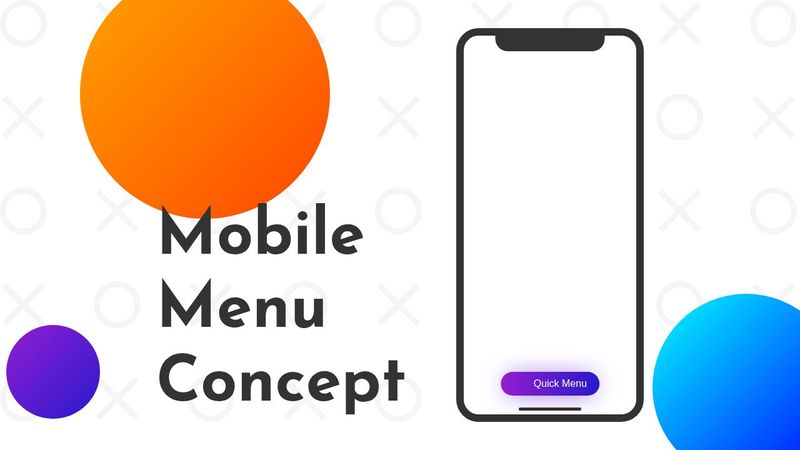CodePen - Mobile Menu Concept