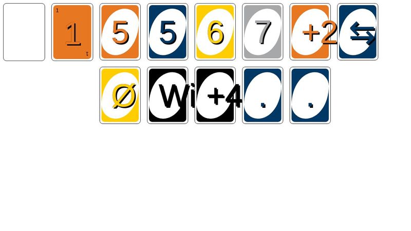 Uno Cards - in JavaFX layout