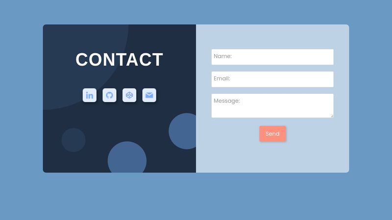 Responsive contact form