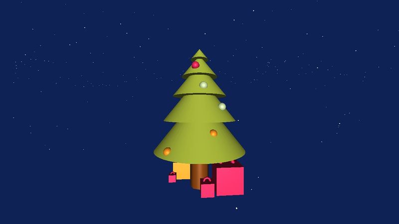 CodePen - Christmas Three.js