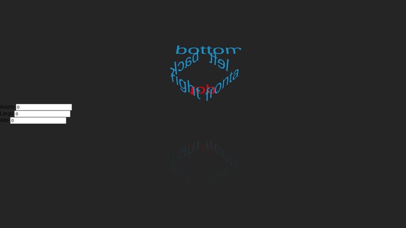 3D Interactive Cube with Rotating Sides using CSS3 and JavaScript