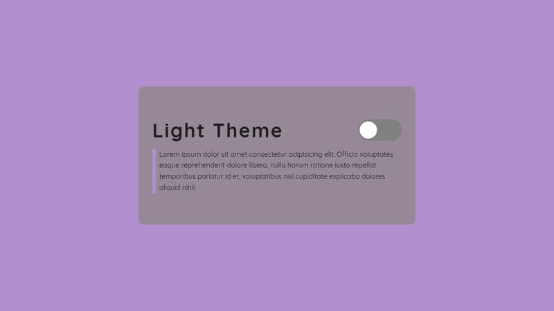 Light Dark Theme Switch light-dark-theme-switch