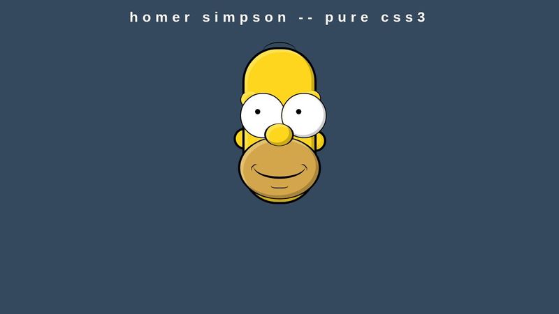 Homer Simpson CSS