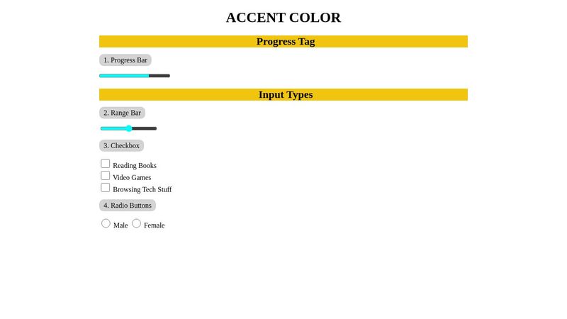 Accent Color Property
