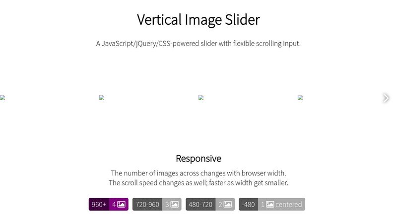 Vertical Image Slider