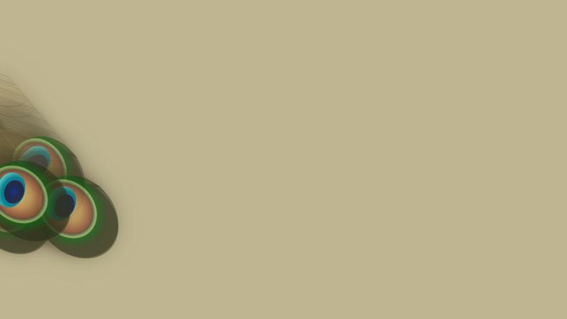 Peacock feathers in CSS