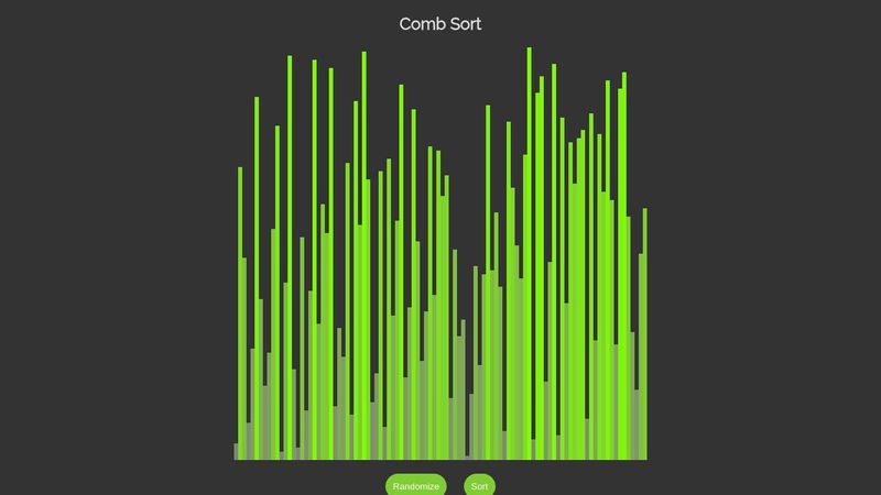 Comb Sort Visualized