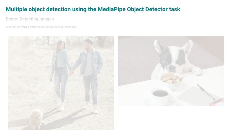 MediaPipe Object Detection for web