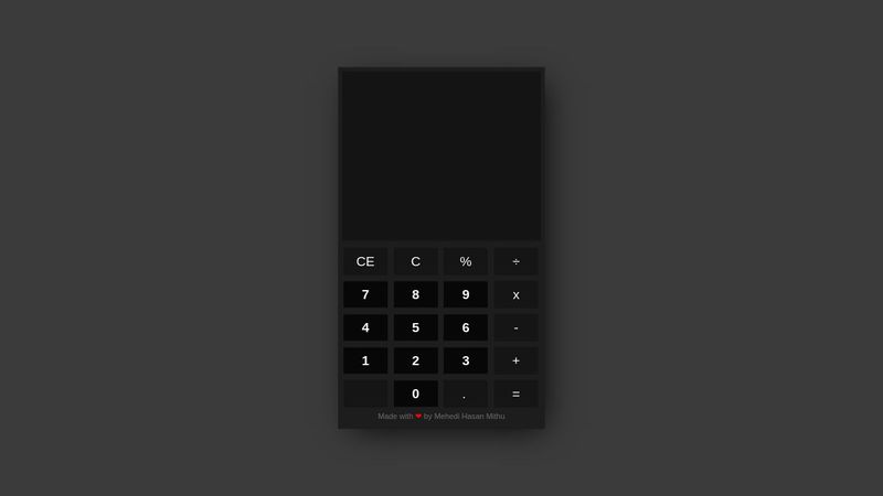 CodePen - Windows 10 Calculator (Simple Version)
