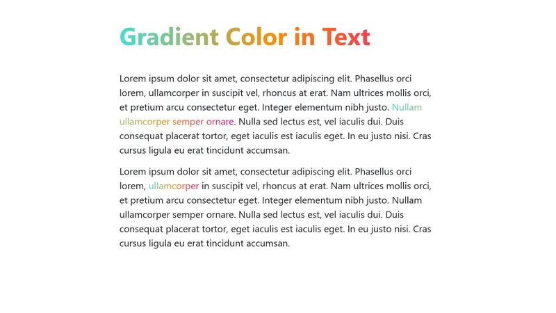 Text Gradient