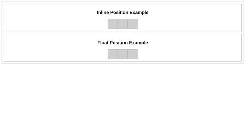 Examples Of Centering Position Options With CSS