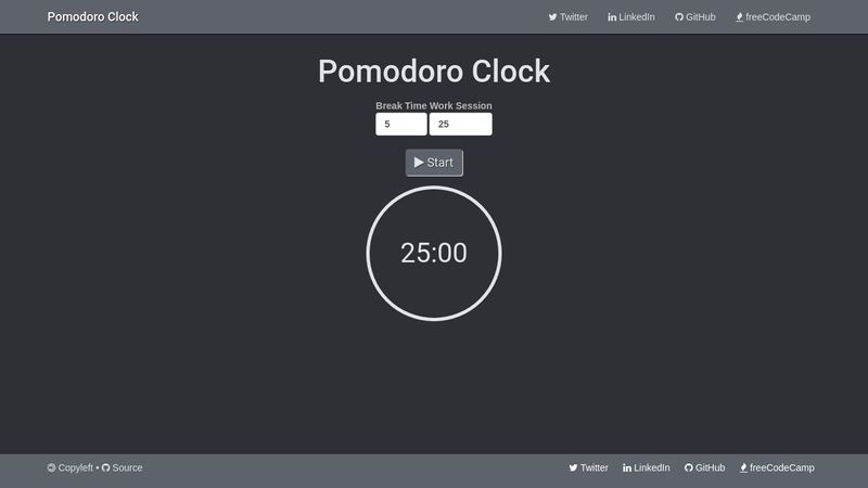 Pomodoro Clock