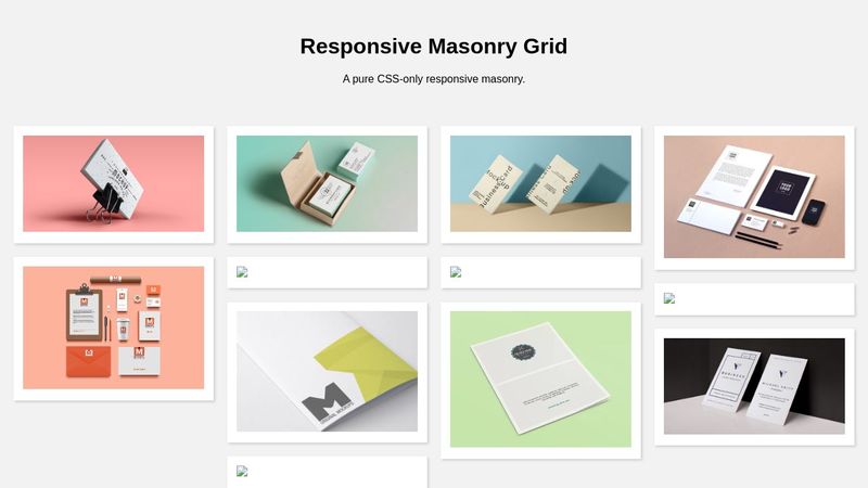 Responsive Masonry Grid