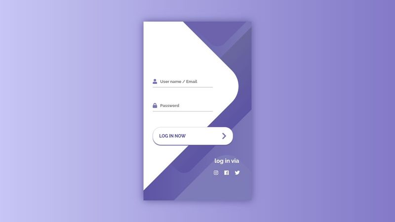 Login Form In Html And Css 