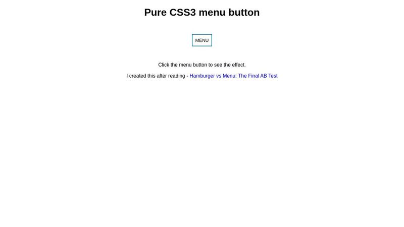 Simple CSS Menu Transition simple-css-menu-transition