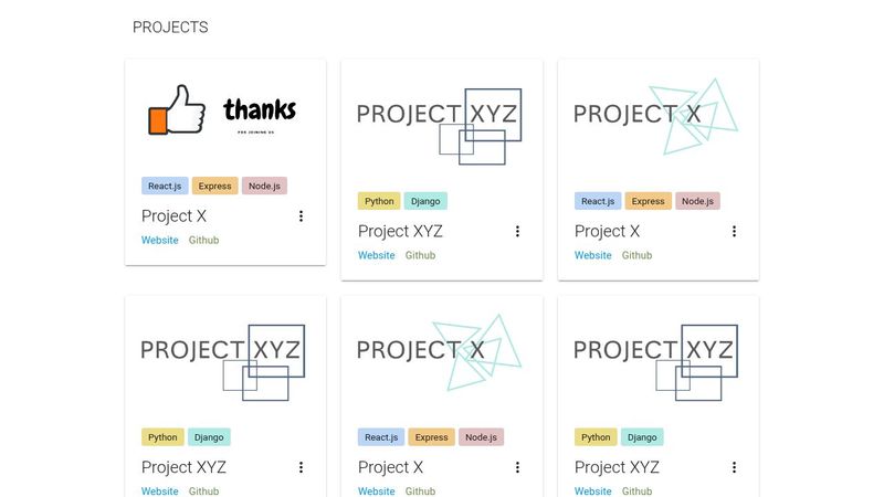 Project Cards