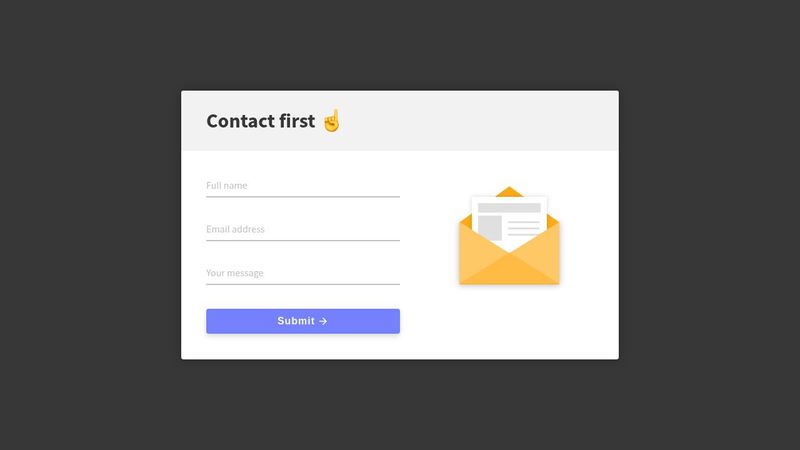 Animated Contact Form